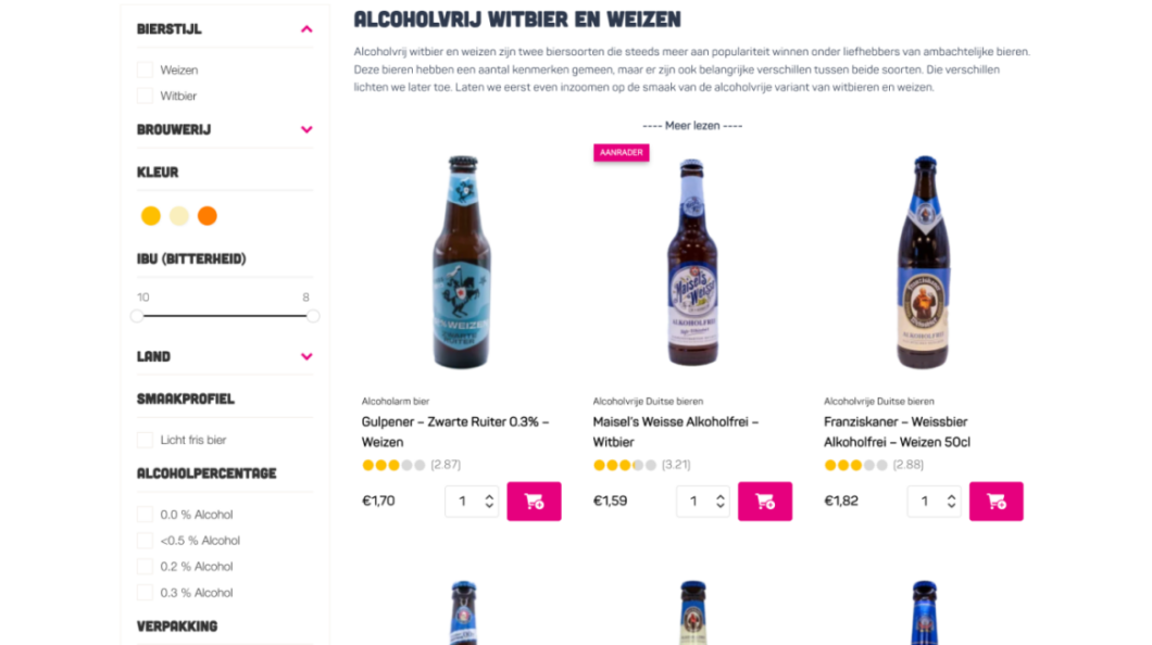 Meer online verkopen voor Alcoholvrij Bierhuis - 2manydots