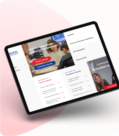 Corporate website voor Lowan - 2manydots